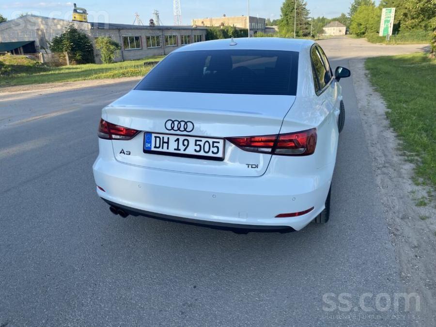 White Audi A3 2014 in Ludza, with an engine capacity of 2.00 L and mileage of 0 thousand km for 14800 €, photo 5 on AUTOMOTO.COM.LV