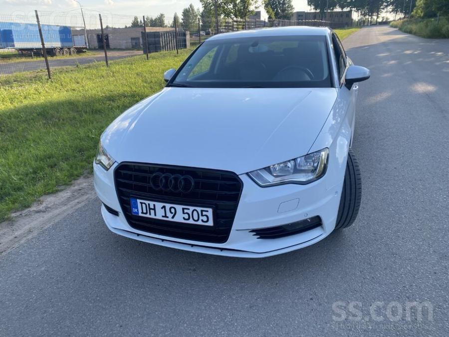 White Audi A3 2014 in Ludza, with an engine capacity of 2.00 L and mileage of 0 thousand km for 14800 €, photo 11 on AUTOMOTO.COM.LV
