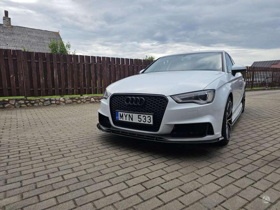 White Audi A3 2014 in Druskininkai, with an engine capacity of 1.97 L and mileage of 272 thousand km for 8800 €, photo 1 on AUTOMOTO.COM.LV