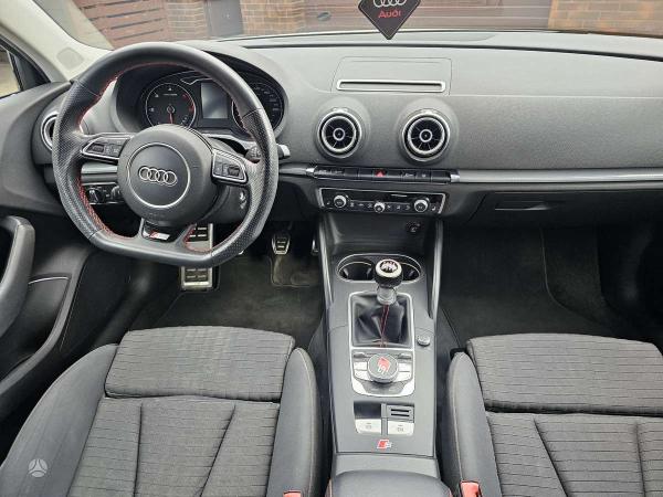 White Audi A3 2014 in Druskininkai, with an engine capacity of 1.97 L and mileage of 272 thousand km for 8800 €, photo 9 on AUTOMOTO.COM.LV