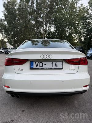 White Audi A3 2014 in Riga, with an engine capacity of 1.40 L and mileage of 184 thousand km for 9900 €, photo 5 on AUTOMOTO.COM.LV