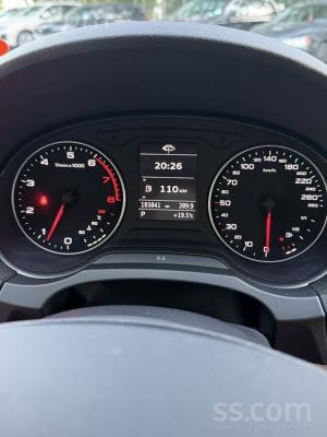 White Audi A3 2014 in Riga, with an engine capacity of 1.40 L and mileage of 184 thousand km for 9900 €, photo 12 on AUTOMOTO.COM.LV