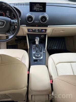 White Audi A3 2014 in Riga, with an engine capacity of 1.40 L and mileage of 184 thousand km for 9900 €, photo 13 on AUTOMOTO.COM.LV