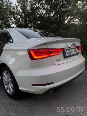 White Audi A3 2014 in Riga, with an engine capacity of 1.40 L and mileage of 184 thousand km for 9900 €, photo 14 on AUTOMOTO.COM.LV