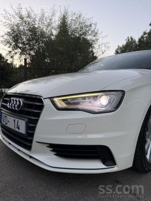White Audi A3 2014 in Riga, with an engine capacity of 1.40 L and mileage of 184 thousand km for 9900 €, photo 16 on AUTOMOTO.COM.LV