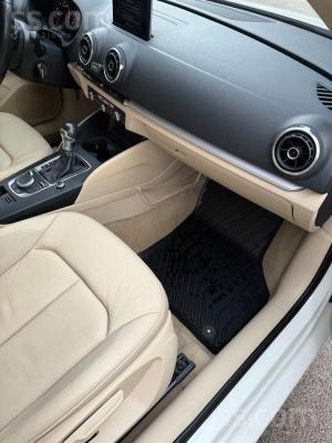 White Audi A3 2014 in Riga, with an engine capacity of 1.40 L and mileage of 184 thousand km for 9900 €, photo 18 on AUTOMOTO.COM.LV