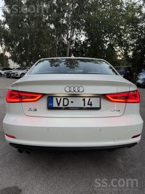 White Audi A3 2014 in Riga, with an engine capacity of 1.40 L and mileage of 184 thousand km for 9900 €, photo 19 on AUTOMOTO.COM.LV