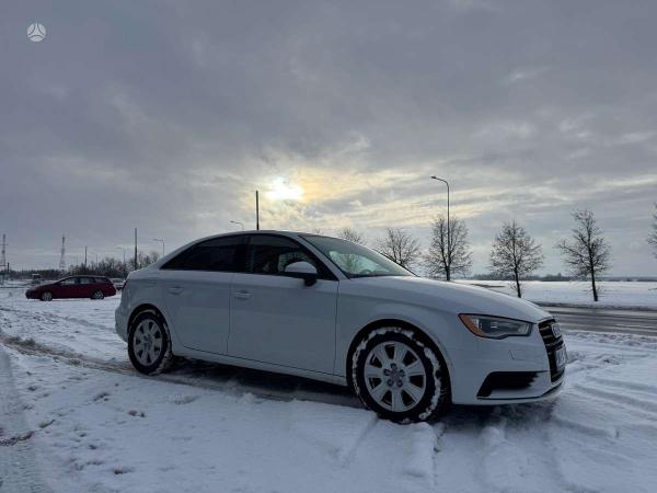 White Audi A3 2015 in Panevezys, with an engine capacity of 1.80 L and mileage of 212 thousand km for 8999 €, photo 5 on AUTOMOTO.COM.LV