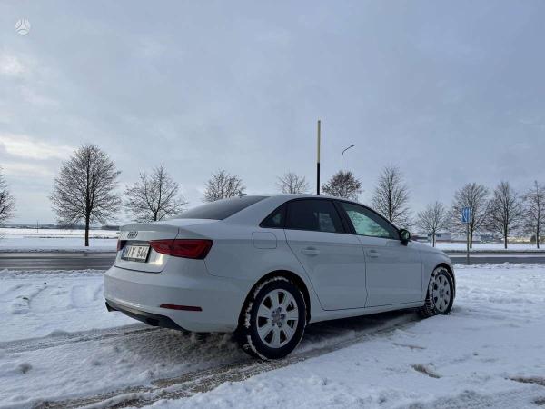 White Audi A3 2015 in Panevezys, with an engine capacity of 1.80 L and mileage of 212 thousand km for 8999 €, photo 6 on AUTOMOTO.COM.LV