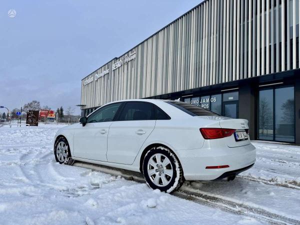 White Audi A3 2015 in Panevezys, with an engine capacity of 1.80 L and mileage of 212 thousand km for 8999 €, photo 9 on AUTOMOTO.COM.LV