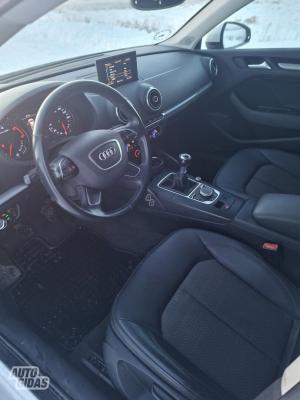 White Audi A3 2015 in Radviliskis, with an engine capacity of 2.00 L and mileage of 339 thousand km for 6600 €, photo 7 on AUTOMOTO.COM.LV