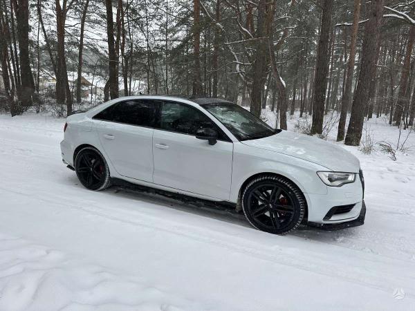 White Audi A3 2015 in Kaunas, with an engine capacity of 2.00 L and mileage of 137 thousand km for 10999 €, photo 6 on AUTOMOTO.COM.LV