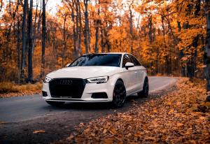 Balts Audi A3 2015 Viļņa, ar dzinēja tilpumu 1.98 L un nobraukumu 100 tūkst. km par 16900 €, foto  vietnē AUTOMOTO.COM.LV