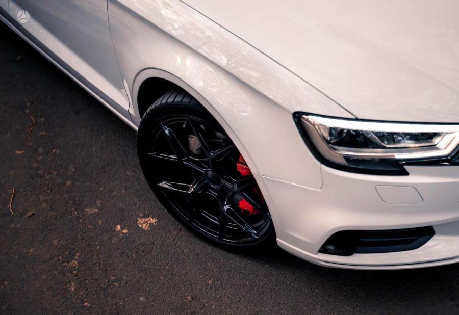 White Audi A3 2015 in Vilnius, with an engine capacity of 1.98 L and mileage of 100 thousand km for 16900 €, photo 5 on AUTOMOTO.COM.LV