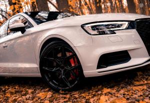 White Audi A3 2015 in Vilnius, with an engine capacity of 1.98 L and mileage of 100 thousand km for 16900 €, photo 7 on AUTOMOTO.COM.LV