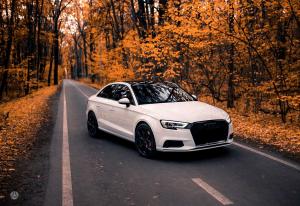 White Audi A3 2015 in Vilnius, with an engine capacity of 1.98 L and mileage of 100 thousand km for 16900 €, photo 8 on AUTOMOTO.COM.LV