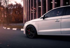 White Audi A3 2015 in Vilnius, with an engine capacity of 1.98 L and mileage of 100 thousand km for 16900 €, photo 10 on AUTOMOTO.COM.LV