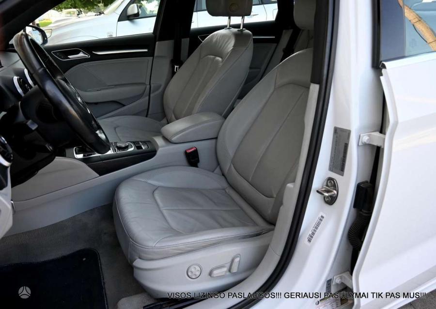 Balts Audi A3 2015 Kretinga, ar dzinēja tilpumu 1.80 L un nobraukumu 161 tūkst. km par 10899 €, foto 18 vietnē AUTOMOTO.COM.LV