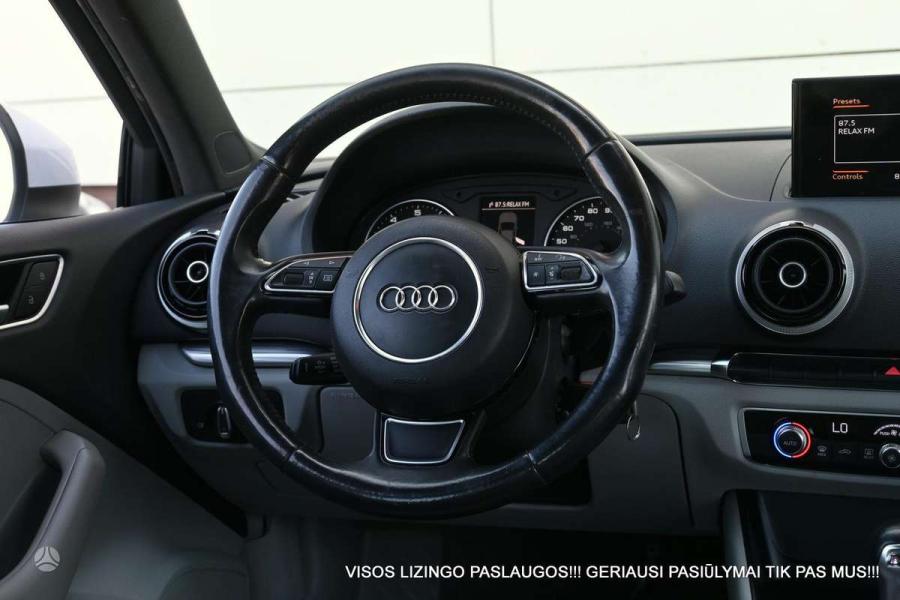 Balts Audi A3 2015 Kretinga, ar dzinēja tilpumu 1.80 L un nobraukumu 161 tūkst. km par 10899 €, foto 29 vietnē AUTOMOTO.COM.LV