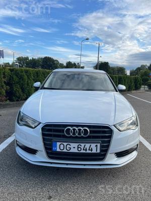 White Audi A3 2015 in Riga, with an engine capacity of 2.00 L and mileage of 219 thousand km for 13750 €, photo 3 on AUTOMOTO.COM.LV