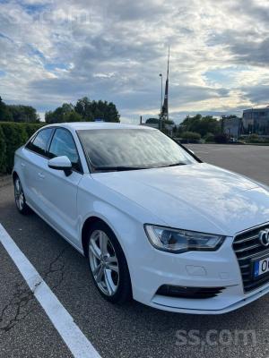 White Audi A3 2015 in Riga, with an engine capacity of 2.00 L and mileage of 219 thousand km for 13750 €, photo 4 on AUTOMOTO.COM.LV