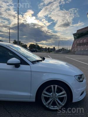 White Audi A3 2015 in Riga, with an engine capacity of 2.00 L and mileage of 219 thousand km for 13750 €, photo 5 on AUTOMOTO.COM.LV