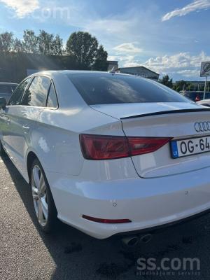 White Audi A3 2015 in Riga, with an engine capacity of 2.00 L and mileage of 219 thousand km for 13750 €, photo 12 on AUTOMOTO.COM.LV