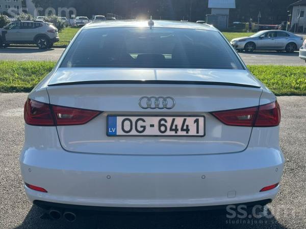 White Audi A3 2015 in Riga, with an engine capacity of 2.00 L and mileage of 219 thousand km for 13750 €, photo 8 on AUTOMOTO.COM.LV