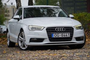 White Audi A3 2015 in Riga, with an engine capacity of 2.00 L and mileage of 219 thousand km for 10790 €, photo  on AUTOMOTO.COM.LV