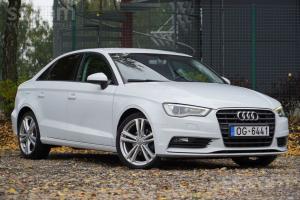 White Audi A3 2015 in Riga, with an engine capacity of 2.00 L and mileage of 219 thousand km for 10790 €, photo 3 on AUTOMOTO.COM.LV
