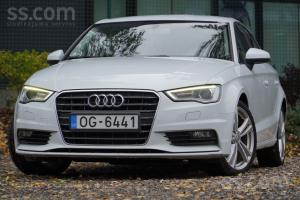 White Audi A3 2015 in Riga, with an engine capacity of 2.00 L and mileage of 219 thousand km for 10790 €, photo 7 on AUTOMOTO.COM.LV