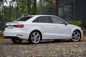 White Audi A3 2015 in Riga, with an engine capacity of 2.00 L and mileage of 219 thousand km for 10790 €, photo 9 on AUTOMOTO.COM.LV