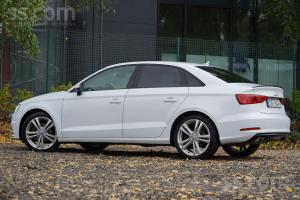 White Audi A3 2015 in Riga, with an engine capacity of 2.00 L and mileage of 219 thousand km for 10790 €, photo 13 on AUTOMOTO.COM.LV