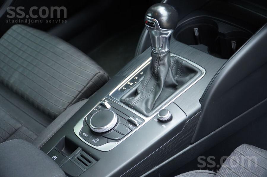 White Audi A3 2015 in Riga, with an engine capacity of 2.00 L and mileage of 219 thousand km for 10790 €, photo 18 on AUTOMOTO.COM.LV