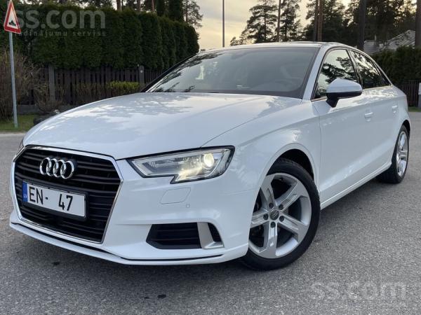 White Audi A3 2016 in Riga, with an engine capacity of 2.00 L and mileage of 251 thousand km for 11490 €, photo 1 on AUTOMOTO.COM.LV