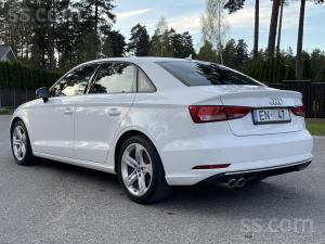 White Audi A3 2016 in Riga, with an engine capacity of 2.00 L and mileage of 251 thousand km for 11490 €, photo 3 on AUTOMOTO.COM.LV