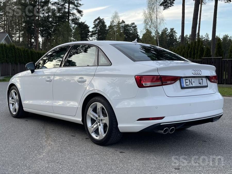 White Audi A3 2016 in Riga, with an engine capacity of 2.00 L and mileage of 251 thousand km for 11490 €, photo 3 on AUTOMOTO.COM.LV