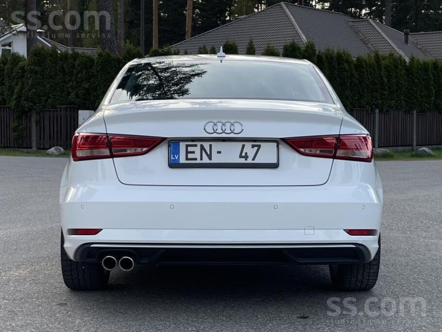 White Audi A3 2016 in Riga, with an engine capacity of 2.00 L and mileage of 251 thousand km for 11490 €, photo 4 on AUTOMOTO.COM.LV