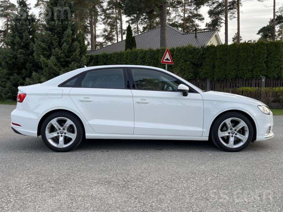 White Audi A3 2016 in Riga, with an engine capacity of 2.00 L and mileage of 251 thousand km for 11490 €, photo 6 on AUTOMOTO.COM.LV