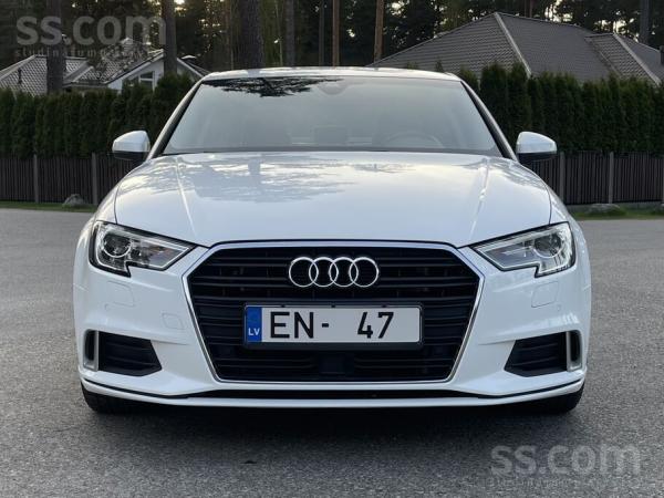 White Audi A3 2016 in Riga, with an engine capacity of 2.00 L and mileage of 251 thousand km for 11490 €, photo 8 on AUTOMOTO.COM.LV