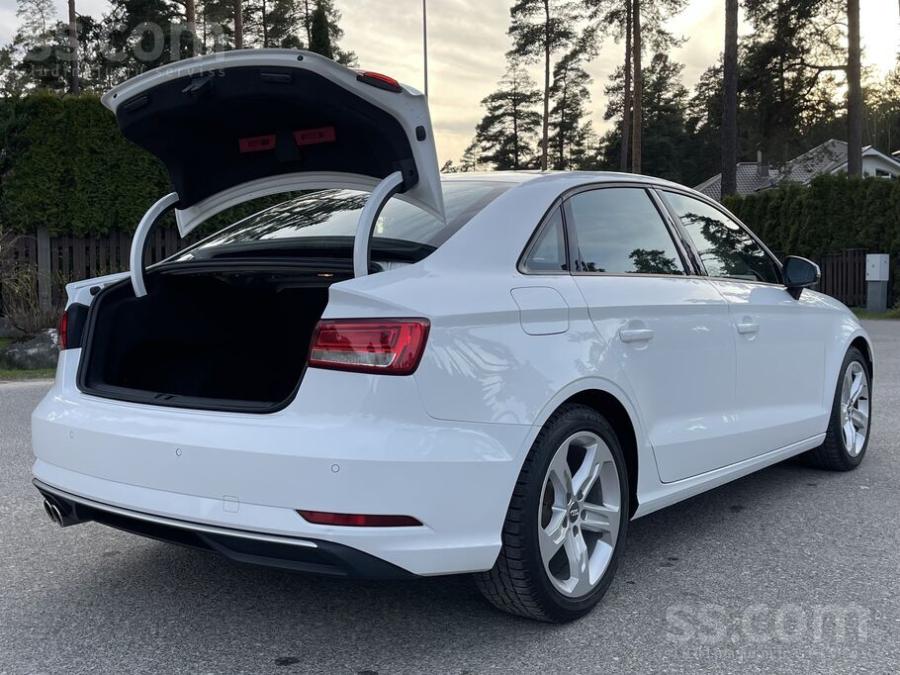 White Audi A3 2016 in Riga, with an engine capacity of 2.00 L and mileage of 251 thousand km for 11490 €, photo 14 on AUTOMOTO.COM.LV