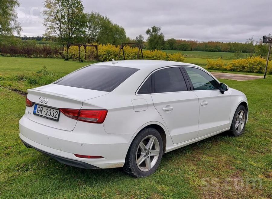 White Audi A3 2017 in Riga, with an engine capacity of 1.50 L and mileage of 149 thousand km for 14000 €, photo 2 on AUTOMOTO.COM.LV