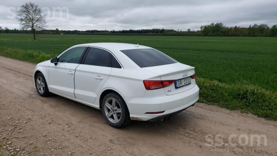 White Audi A3 2017 in Riga, with an engine capacity of 1.50 L and mileage of 149 thousand km for 14000 €, photo 4 on AUTOMOTO.COM.LV