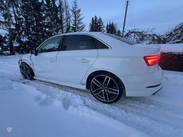 White Audi A3 2017 in Kaunas, with an engine capacity of 1.60 L and mileage of 184 thousand km for 8450 €, photo 2 on AUTOMOTO.COM.LV
