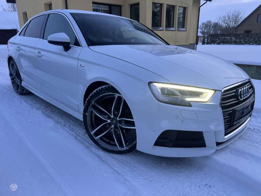 White Audi A3 2017 in Kaunas, with an engine capacity of 1.60 L and mileage of 184 thousand km for 8450 €, photo 3 on AUTOMOTO.COM.LV