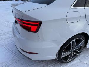 White Audi A3 2017 in Kaunas, with an engine capacity of 1.60 L and mileage of 184 thousand km for 8450 €, photo 8 on AUTOMOTO.COM.LV