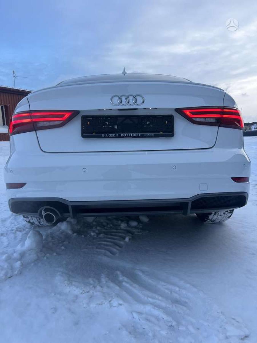 White Audi A3 2017 in Kaunas, with an engine capacity of 1.60 L and mileage of 184 thousand km for 8450 €, photo 12 on AUTOMOTO.COM.LV