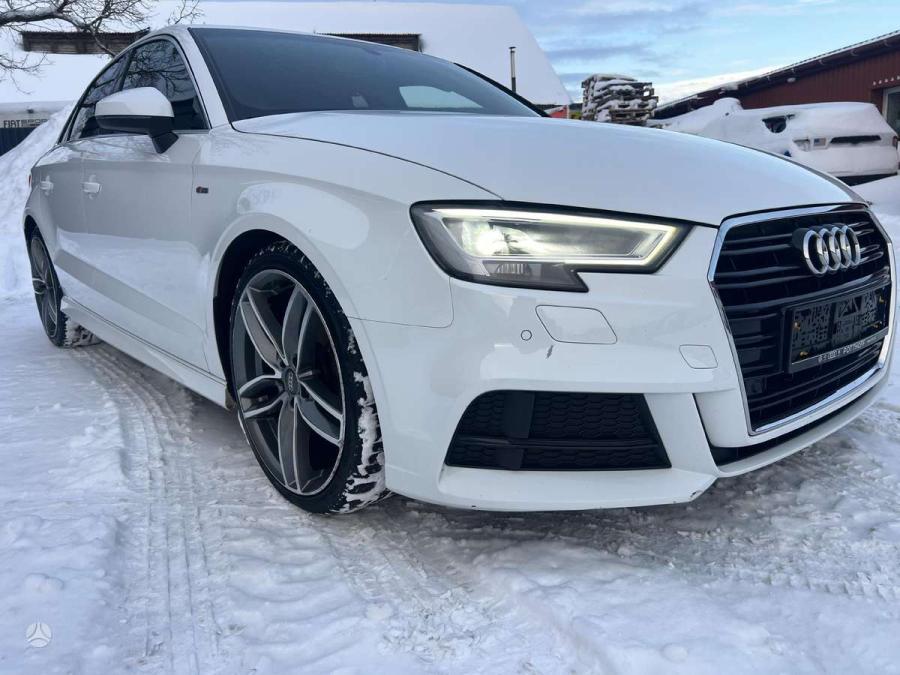 White Audi A3 2017 in Kaunas, with an engine capacity of 1.60 L and mileage of 184 thousand km for 8450 €, photo 14 on AUTOMOTO.COM.LV