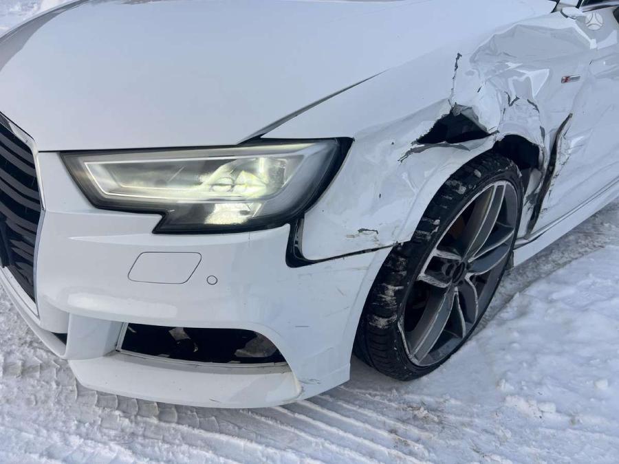 White Audi A3 2017 in Kaunas, with an engine capacity of 1.60 L and mileage of 184 thousand km for 8450 €, photo 17 on AUTOMOTO.COM.LV