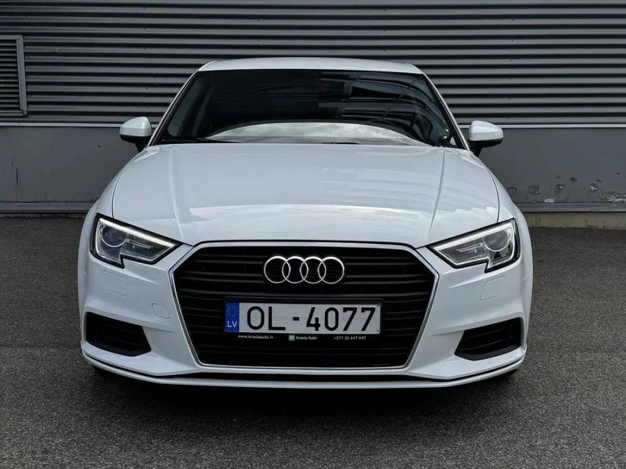 White Audi A3 2017 in Riga, with an engine capacity of 1.50 L and mileage of 153 thousand km for 13900 €, photo 9 on AUTOMOTO.COM.LV